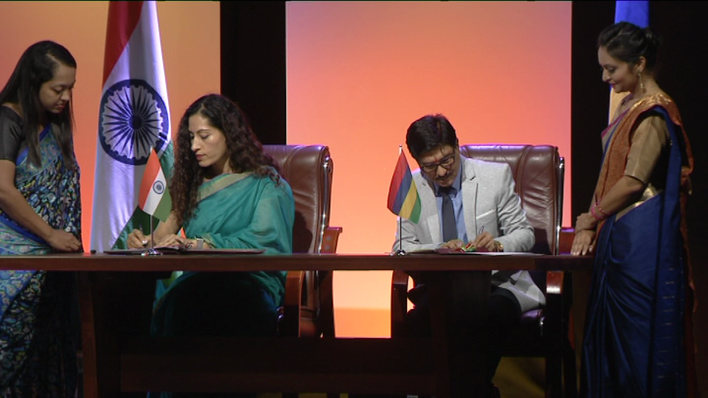 [VIDÉO] Signature d’un accord de principe entre le Prasar Bharati et la ...