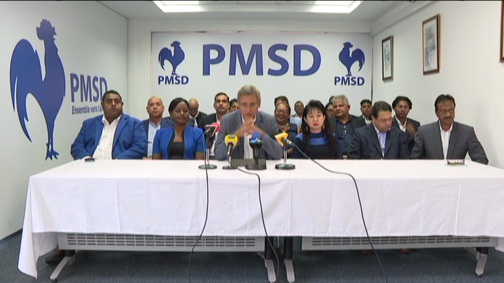 [VIDÉO] Conférence de presse : le leader du PMSD parle de l’arrestation ...